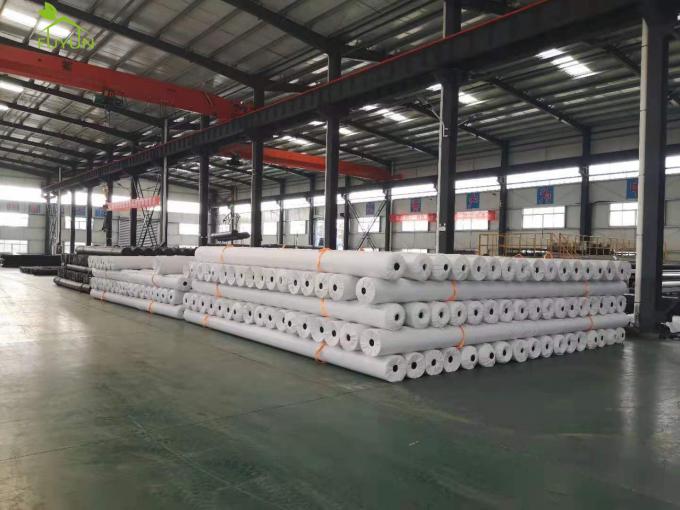 0.3mm White Composite Liners, Geotextile Membrane For Land Drainage